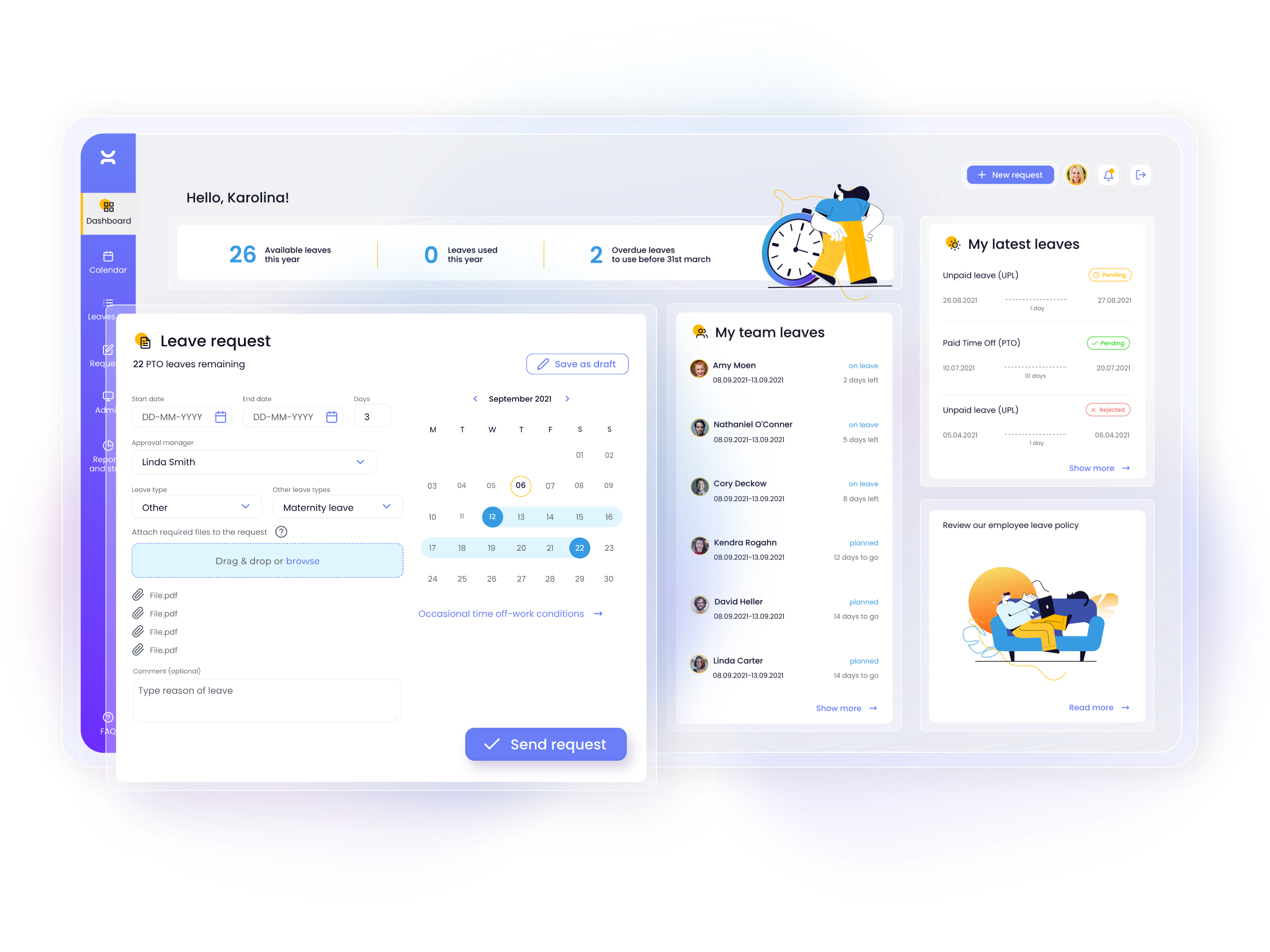 Empowering an Organization with Leave Management Application - Synergy ...